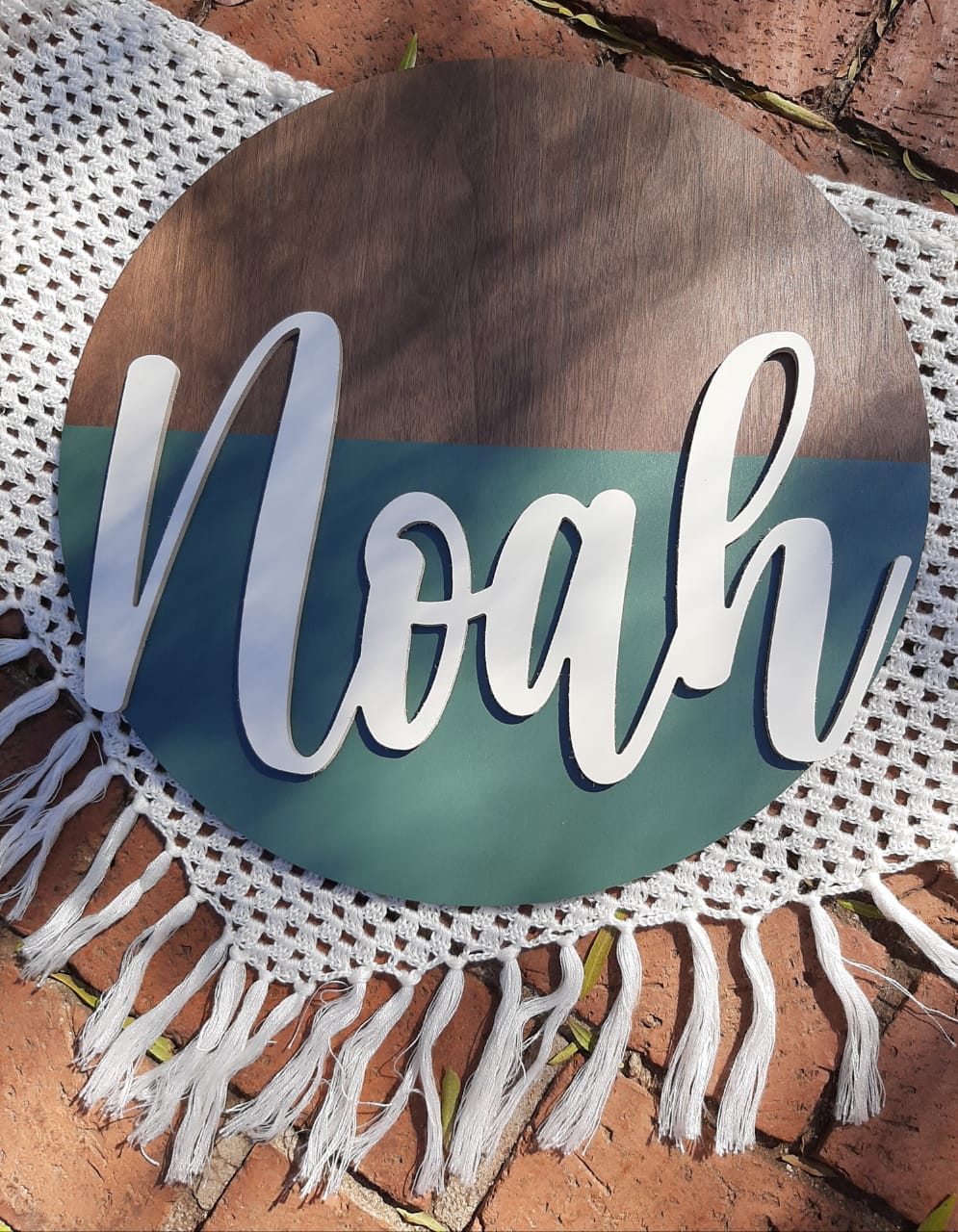 Two-tone name board