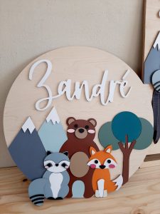 Woodlands Name Board Boys - Woodtechie