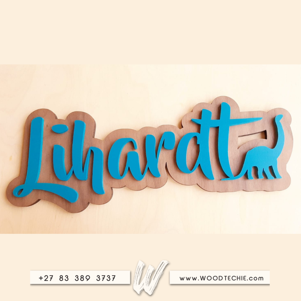 Layered Word Cut Out - Woodtechie