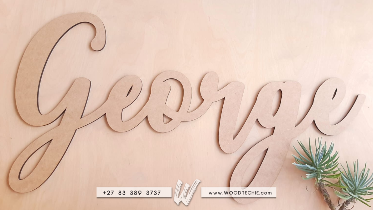 Word Cut Out - MDF - Woodtechie