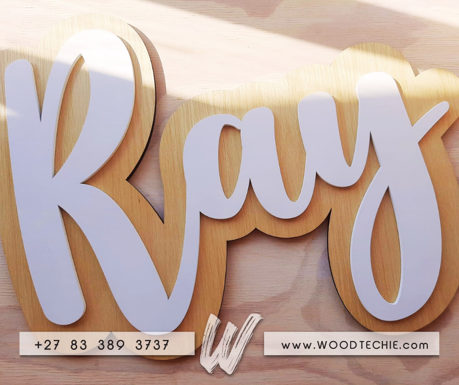 Layered Word Cut Out - Woodtechie