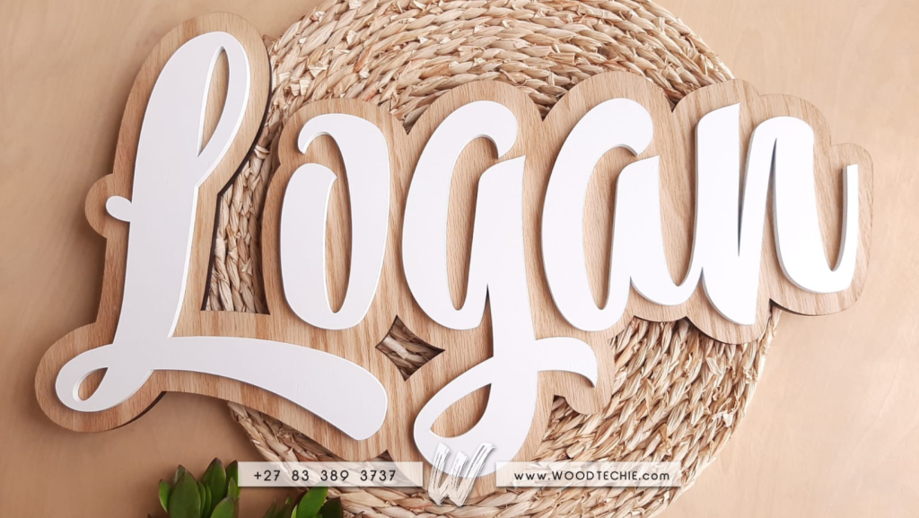 Layered Word Cut Out - Woodtechie