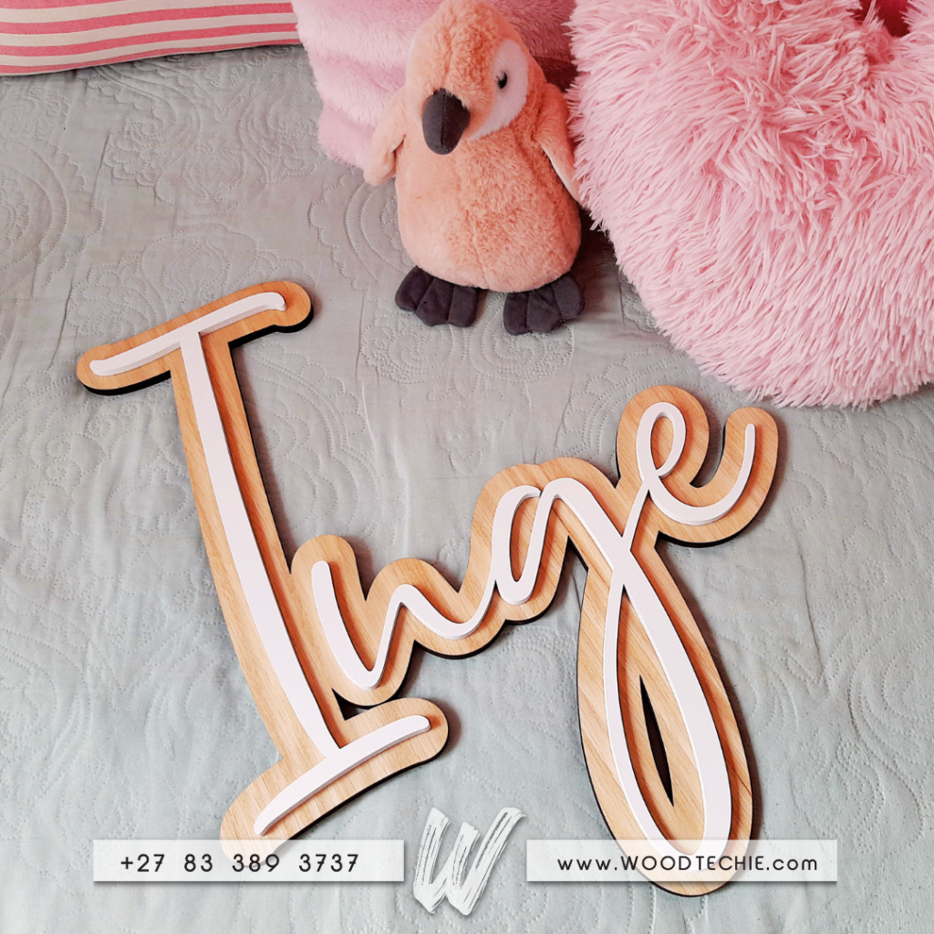 Layered Word Cut Out - Woodtechie