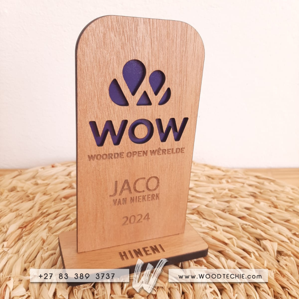 Medium Exotic Wood Trophies - Woodtechie