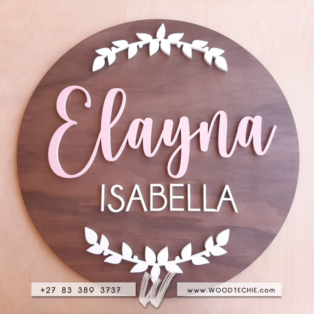 Name Board - The Classic - Woodtechie